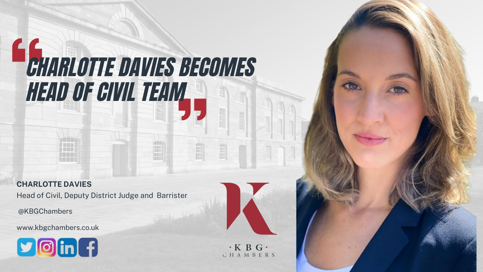 New Head of Civil Team - KBG Chambers